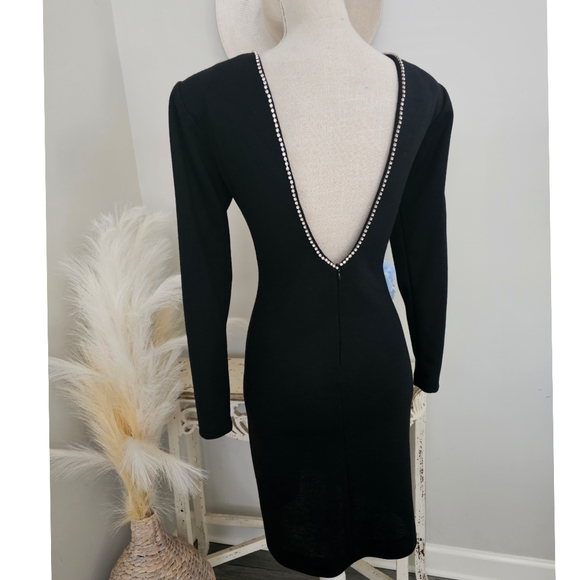 PJ Klein | Dresses | 8s Vintage Pj Klein Minimalist Lbd Open Back Mini ...